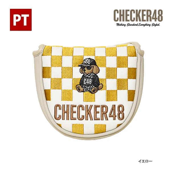 チェッカーフォーティエイト ゴルフ マレット パター カバー Checker48 GOLF MALLET PUTTER COVER HC PT PC ラウンド ヘッドカバー チェッカー 刺繍 2026 春 夏 メンズ 男性用 Men's レ...