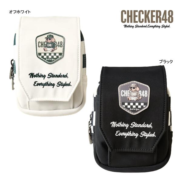 チェッカーフォーティエイト ゴルフ プーディー スコープ＆ポーチ ケース Checker48 GOLF SCOPE &amp; POUCH ラウンド チェッカー トイプードル 距離計 2026 春 夏 メンズ 男性用 Men's レディース...