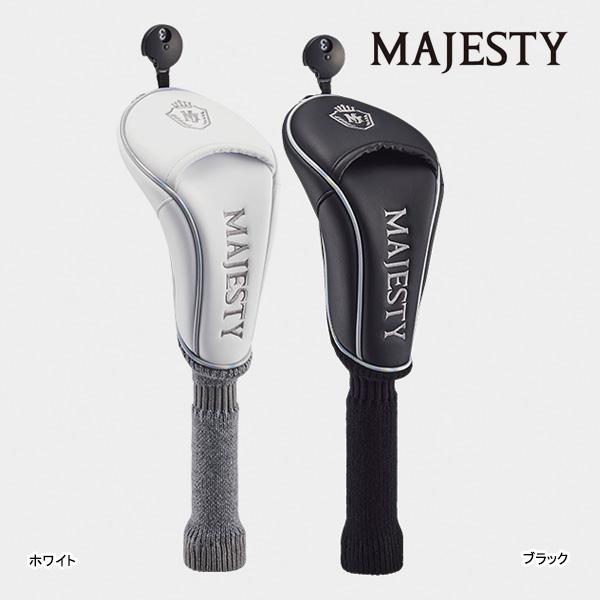 マジェスティ ウルトラ スムース ヘッドカバー フェアウェイウッド用 BHC3421 ホワイト ブラック FW HC MAJESTY GOLF ULTRA SMOOTH Head Cover Wood用 SDGs 24ETウルトラスムースキ...