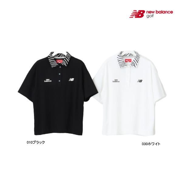 【発売日：2026年04月30日】ニューバランス ゴルフ レディース ウェア ビッグ ポロシャツ 26年春夏ウエア 新作 012-6160501 半袖 new balance GOLF NB 衿付 トップス  カットソー H/SLEEVE ...