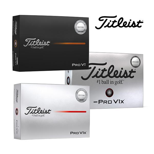 タイトリスト ゴルフ ゴルフボール プロV1 プロV1X V1Xレフトダッシュ 1ダース 12球 ホワイト PRO V1 PRO V1X LEFTDASH Titleist GOLF 25EB【特性】PRO V1：トータルパフォーマンスを重...