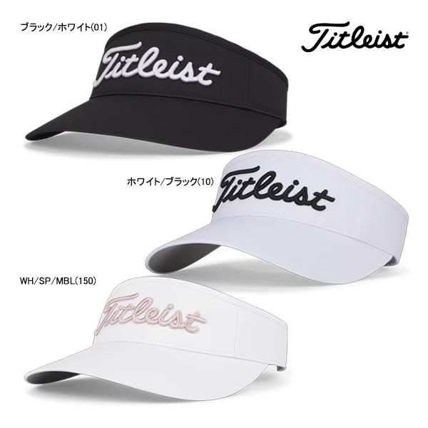 タイトリスト ゴルフ バイザー TH23WSV / TH23WSVN2 ウィメンズ サンドロップ バイザー Titleist GOLF Wmn's Sundrop Vsor 帽子 ツバ広 長め 日よけ スポーツ アイテム 小物 2024 2...
