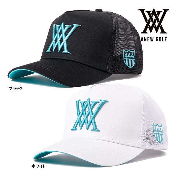 アニュー ゴルフ キャップ AGFUUCP90 メッシュ YOSHINORI KOTAKE DESIGN コラボ ANEW GOLF CAP 帽子 綿フリー ダメージ加工 ヨシノリ コタケ 444 通気性 UNISEX MESH CAP Y...