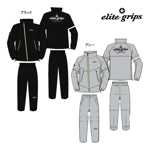 エリートグリップ 26年モデル ゴルフ レインウェア RAIN25 メンズ レディース elitegrips GOLF スマートシルエット フロントオープンタイプ●スマートシルエットレインウェアフロントオープンタイプ【素材】ポリエステル（T...