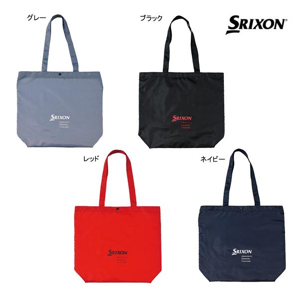 スリクソン ゴルフ エコバッグ GGF-B1203 SRIXON GOLF DUNLOP ダンロップ トートバッグ ラウンド コース バッグ 便利 折り畳み 携帯 収納 グレー ブラック メンズ 男性用 Men's レディース ウィメンズ ...
