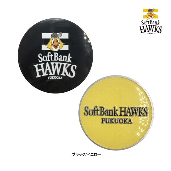 レザックス ゴルフ 福岡ソフトバンクホークス ゴルフマーカー SBAC-6157 プロ 野球 球団 グッズ パリーグ リバーシブル SoftBank HAWKS LEZAX2026 新作 福岡 ソフトバンク ホークス FUKUOKA SOF...