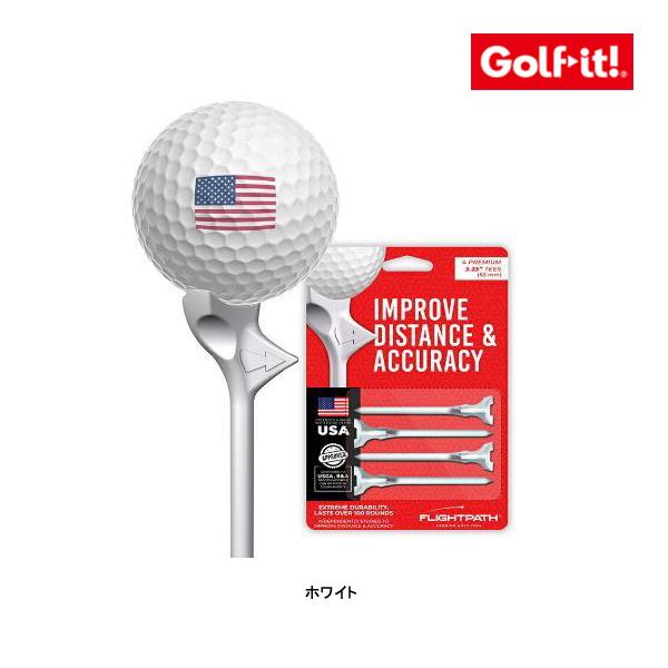 ライト ゴルフ フライトパスティー T-768 ティー 飛距離 ショット コントロール アメリカ ベストセラー FLIGHTPATH TEE LITE Golf it! ゴルフイット！ 25ETドライバーやアイアンでショット時にボールが後方...
