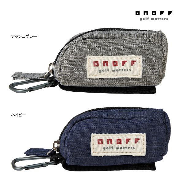 オノフ ゴルフ OA2425 ボールケース ONOFF Ball Case木目の柔らかい風合いの杢調生地を使用した人気シリーズのボールケース。杢調ならではの霜降り柄が特徴的で、生地も耐久性・耐摩耗性に強く、長くご愛用できます。外側にティー3...