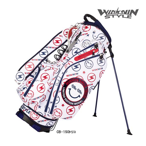 【発売日：2024年11月30日】ウィンウィン ゴルフ スマイル スタンドキャディバッグ CB-150 STAND BAG CB SB SMILE LIMITED EDITION MODEL トリコ WINWIN【素材】ポリエステル100％...