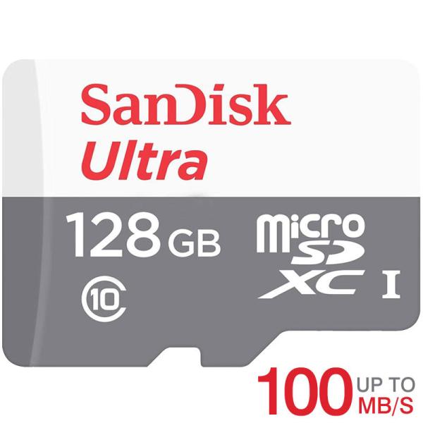 サンディスク microsd Microsd マイクロsdカード microsdカード スマホ用 android スマートフォン デジカメ カメラ タブレット 送料無料 セール ドラレコ用 監視カメラ ドライブレコーダー クラス10 128...