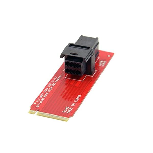 U.2 アダプター/-/SF-094-CY・Color:U.2 アダプター・パッケージ個数:1・U.2 U2 キット SFF-8639 NVME PCIe SSD アダプター・メインボードIntel SSD 750 M.2 SFF-8643...