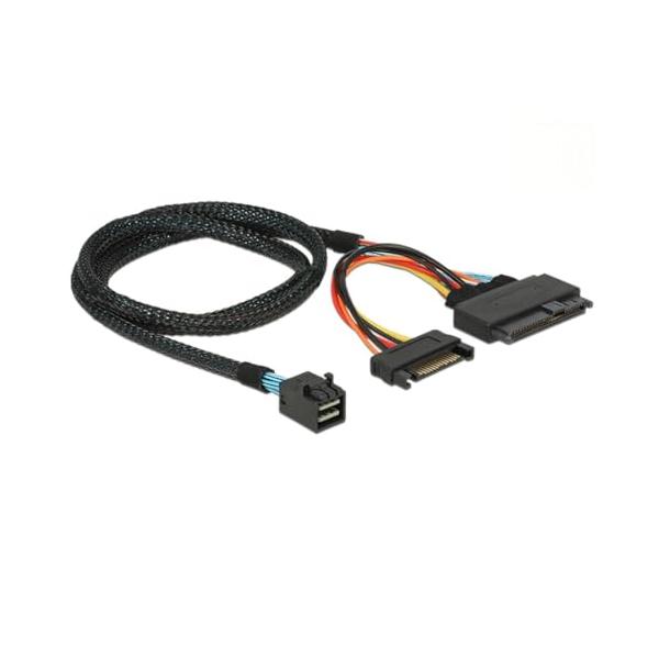 SFF-8643。ブラック8643-8639ケーブル。/-/SF-093-CY・Color:ブラック8643-8639ケーブル。・パッケージ個数:1・1) 注意:マザーボードのSFF-8643ポートは、NVME/PCIEプロトコルでなければ...