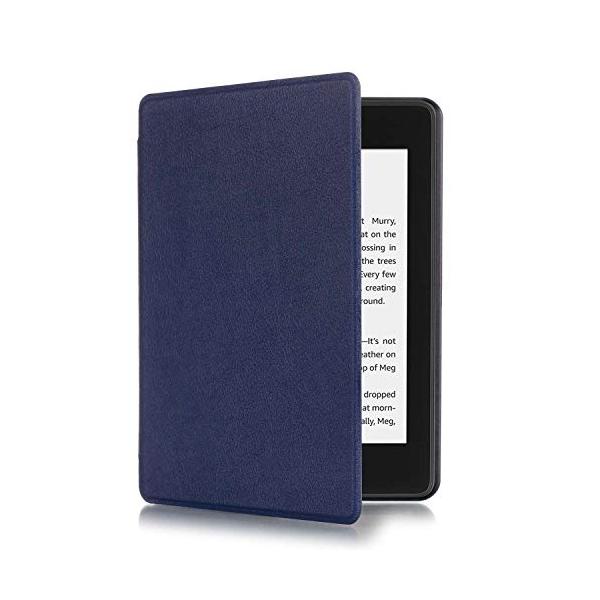 ブルー/ Kindle Paperwhite 2018/-・Color:ブルー・パッケージ個数:1・外部は高質pu素材を使用されて、地面に落ちっても衝撃を減少します。・傷や指紋防止---フロントカバーと、なバックカバーが。・安定な位置---...