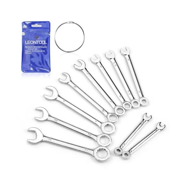 ミリメートルシルバー/-/-・Style:ミリメートル・パッケージ個数:1・サイズ：4mm・4.5mm・5mm・5.5mm・6mm・7mm・8mm・9mm・10mm・11mm。付属品：リング、収納袋。・用途：小さな六角ボルト、ナットおよび四...