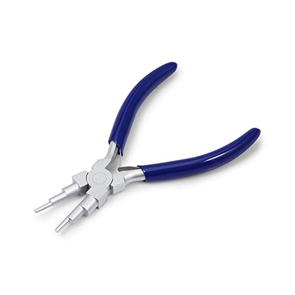 ブルー グリップ-1本ブルー/全長140mm/-・Style:ブルー グリップ-1本・用途：色々な形状のリングやフックなどの製作に重宝するツールです。・6段階：3mmφ、3.2mmφ、5mmφ、6mmφ、7.3mmφ、9mmφ。・材質：高炭...