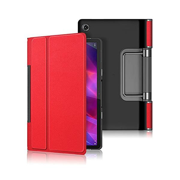 レッド/Yoga Tab 11 YT-J706F/KST-LenovoYoga11J706F-13・Color:レッド・パッケージ個数:1・外部は高質pu素材を使用されて、地面に落ちっても衝撃を減少します。・傷や指紋防止---フロントカバー...