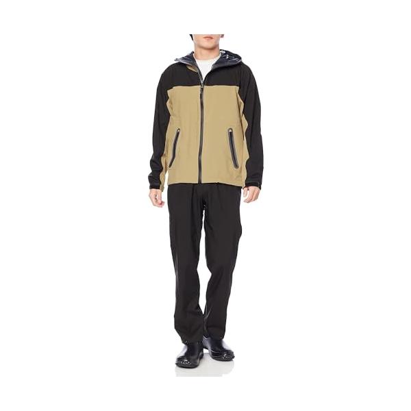 レインスーツベージュ/M/7572・Size:MColor:ベージュ・パッケージ個数:1・SIZE:S ジャケット(着丈:67cm 胸回り:100cm 裄丈:82cm)パンツ(ウエスト:56~94cm 股下:70cm)、SIZE:M ジャケ...