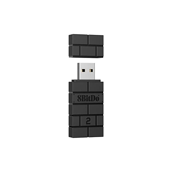 ブラック/-/8BitDo USB Wireless Adapter 2・Color:ブラック・パッケージ個数:1・コントローラーの互換性：XboxシリーズXコントローラー、XboxシリーズSコントローラー、Xbox One Bluetoo...
