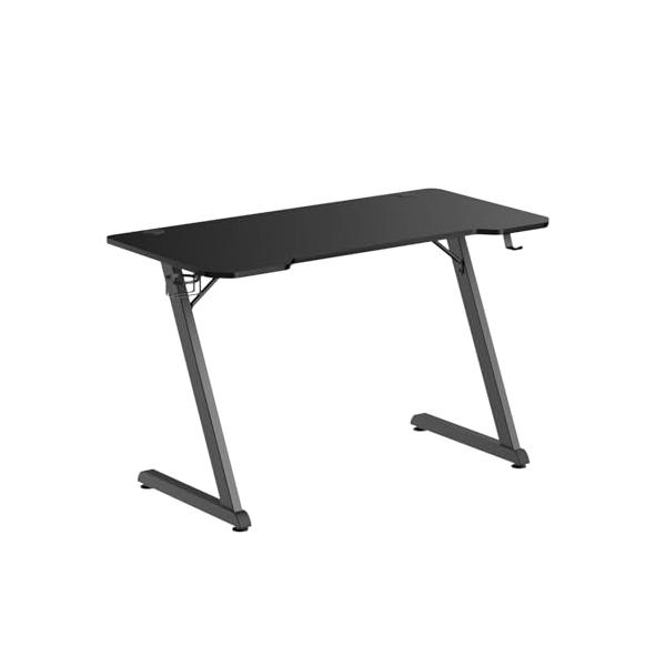 ??主?ブラック/特大/ALZGDZ・Z字型フレームデザイン：頑丈なZ字型の脚部は、強い安定感とモダンなスタイルを兼ね備えています。力強いデザインでありながら、省スペースを実現します。・カーボンファイバー風天板：天板はカーボンファイバー調の...