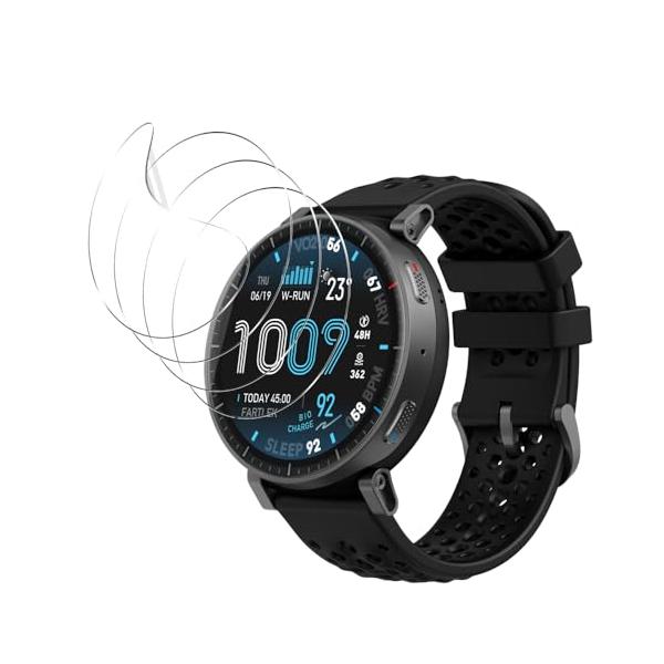 -/48ミリメートル/-・【???Amazfit Active Max 48mm 用に設計】???Amazfit Active Max 48mm 用に設計されたプレミアムスクリーンプロテクターを採用。フルカバーが画面全体を保護し、エッジの剥...