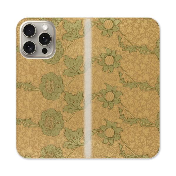 iPhoneSE 手帳型 スマホケース ベルトなし ウィリアムモリス Kennetウィリアムモリスの壁紙デザインをiPhoneケースに●手帳本体：合成皮革（塩化ビニール）●付属ハードケース：ポリカーボネート（インナーカバー）●印刷：ツヤなし...