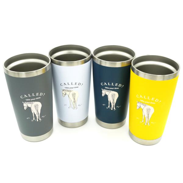 白地に描かれた優しい馬の後ろ姿が印象的。優れた保温保冷機能で、いつでも美味しい温度を楽しめるタンブラー。「CALLED? take your time」の言葉と共に、穏やかな時間をお届けします。■ブランドNico（ニコ）■素材ステンレス鋼分...