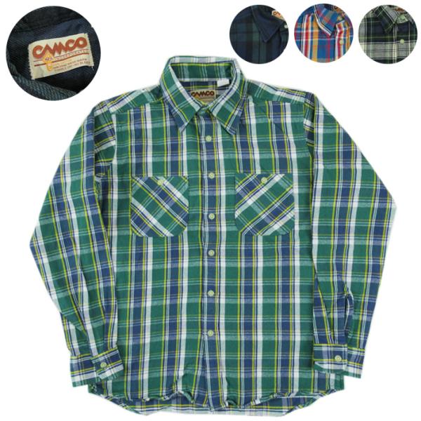 コシのある生地感と独特の風合いを出すフランネルシャツ昔ながらの良質なUSブランドのフランネルシャツを追い求めた一枚。1960年代〜1980年代頃のアメリカで作られていた良質なフランネルシャツの生地を再現したこだわりのアイテム。通常の綾織りの...