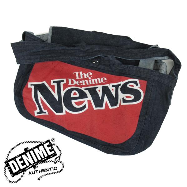 DENIME ドゥニーム ニュースペーパーバッグ Lot 302 TDN NEWS PAPER BAG19世紀終わり頃から、アメリカの新聞配達員が配送、販売、宣伝を兼ねるバッグとして使用した通称「ニュースペーパーバッグ」です。 新聞を風雨か...