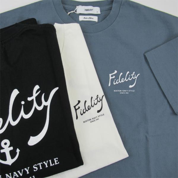 FIDELITY フィデリティ Tシャツ ANCHR LOGO TEE FH-24575008U.S.Aコットンを使用し、日本の編立産地の和歌山にて編まれた編地を、日本で縫製しています。ルーズシルエットです。素材 綿100%　日本製カラー ...