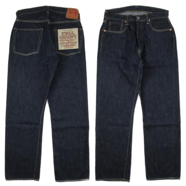 FULLCOUNT フルカウント S0105SS WWII Model WIDE DENIM (Super Smooth) ワンウォッシュ定番の11.5ozデニムを使用した大戦モデルです。オリジナルで当たらに作成した鉄製の唐獅子模様のドーナ...