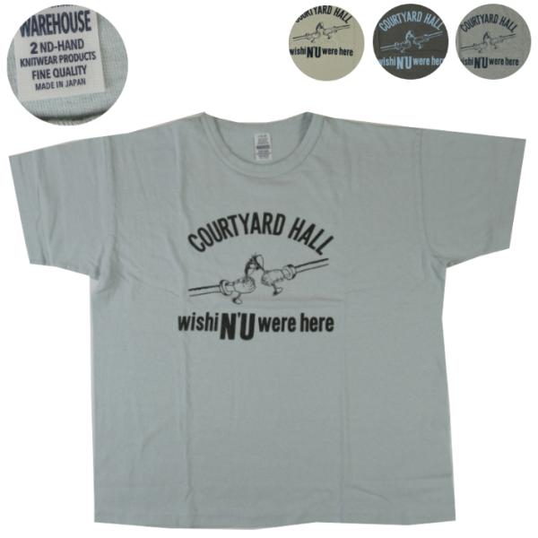 WAREHOUSE ウエアハウス Lot.4064 Tシャツ COURTYARD HALLNON WASHである4601シリーズとは対照的に、中古感を徹底的に再現したセコハンシリーズのＴシャツとして生まれた4064モデルです。 適度に緩んだ...