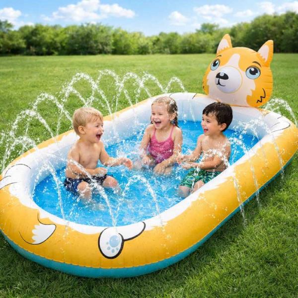 モデル：宇宙船、消防車、潜水艦、犬材質：PVC素材適用年齢：子供/大人生産国：中国