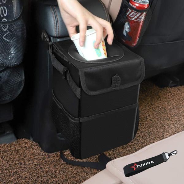 多機能デザイン 両側に 2 つのメッシュポケットと前面の布製ポケットがあり、ペーパータオル、消毒剤、その他の雑貨を簡単に収納できる完璧なデザインです。空のバッグを中に入れ、2 つの調節可能なサイドクリップを使用してビニール袋をハンドルに固定...