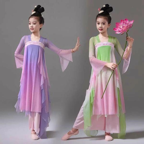 商品     中華古典ダンス衣装  内容   ワンピース＋パンツ  素材   ポリエステル  サイズ   120 身長115-125cm　体重17.5-22.5kg 130 身長125-135cm　体重22.5-27.5kg 140 身長1...