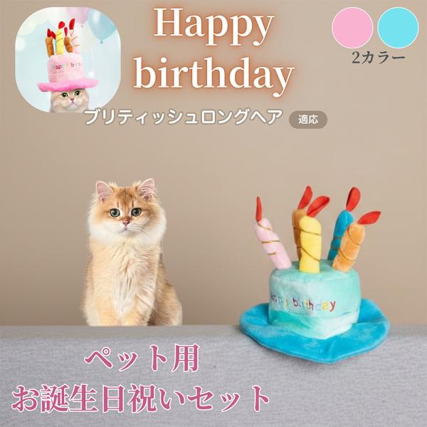 適応ペットブリティッシュロングヘア猫 ブリロン商品名：ケーキデザイン バースデー帽子（犬猫用）商品説明：短毛フリースを使った軽くてやさしい被り心地のバースデー帽子。ロウソクをモチーフにした立体デザインで写真映え抜群。顎下のストッパー付き調整...