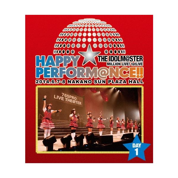 ◆品　番：LABX-8090/1◆発売日：2014年12月24日発売◆出荷目安：５〜１０日◆種類:Blu-ray◆ジ・アイドルマスターミリオンライブファーストライブハッピーパフォーマンスブルーレイ１