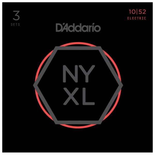 在庫状況：お取り寄せ/◆Nickel Wound Light Top / Heavy Bottom◆.010 /.013 /.017 /.030 /.042 /.052◆3セット入りのお得なパック弦/[NYXL10523P]
