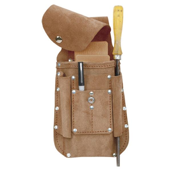 在庫状況：お取り寄せ/3日〜5日で出荷/※クニーズ社の皮革製品は全て天然の素材を使用しております。そのため、皮革市場の状況により予告なく皮革の色・仕上げ等変更する場合がございます。◆フタが工具の落下を防ぎます。◆負荷のかかる部分はリベットに...