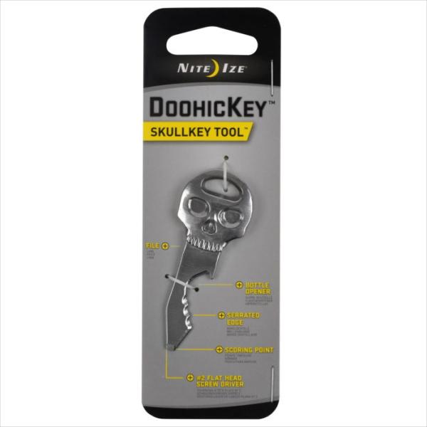 在庫状況：お取り寄せ/7日〜10日で出荷/◆クールなスカルデザインがポイントのマルチツール。◆形は小さくても複数の機能を併せ持ち、いざという時に便利な携帯グッズの必需品です。◆機能：ボトルオープナー、ボックスカッター、スクリュードライバー、...