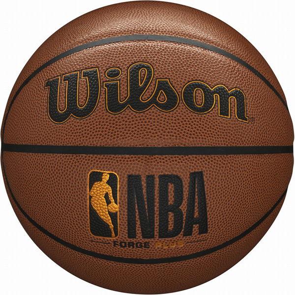 在庫状況：お取り寄せ/3日〜8日で出荷/◆ウイルソンNBAフォージプラスバスケットボールは高機能(ピュアフィール・カバー)と(エバー・バウンス構造)を採用し、優れた指先の感覚と、ボールコントロール性能、そして高い耐久性を特長としています。◆...