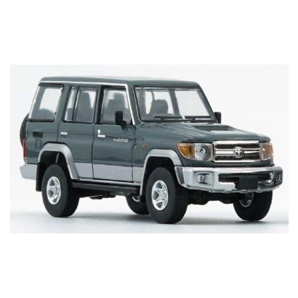 在庫状況：お取り寄せ/2023年09月 発売/※画像はイメージです。実際の商品とは異なる場合がございます。BM CREATIONS　1/64 トヨタ ランドクルーザー LC76 ダークグレー RHD です。