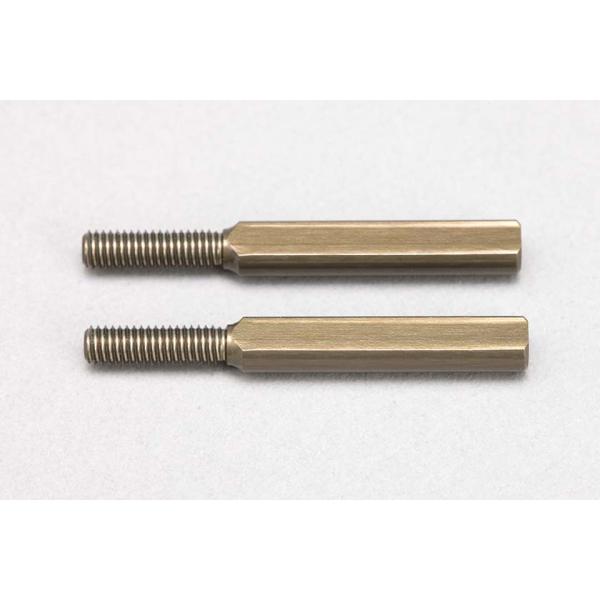 在庫状況：お取り寄せ/※画像はイメージです。実際の商品とは異なる場合がございます。ヨコモ フロントアッパーAアーム用 アルミ製20mmロッドエンドアダプターです。