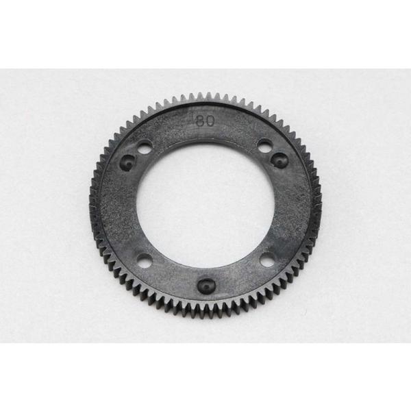 在庫状況：お取り寄せ/※画像はイメージです。実際の商品とは異なる場合がございます。ヨコモ YZ-4S用 DP48 80T スパーギヤ(センターデフ用)です。