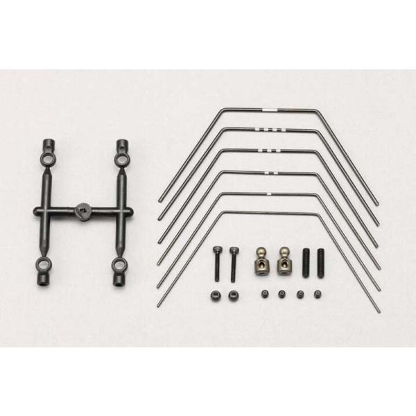 在庫状況：お取り寄せ/※画像はイメージです。実際の商品とは異なる場合がございます。ヨコモ YZ-2DTM3/CAL3用 リヤ LDアーム対応 スタビセット(6本入)です。