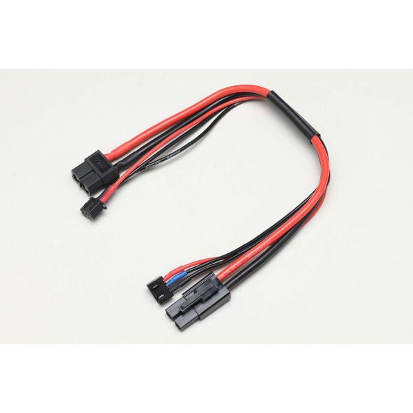 在庫状況：在庫僅少/2025年04月 発売/※画像はイメージです。実際の商品とは異なる場合がございます。ヨコモ 充電/バランスケーブル 20cm (XT60/タミヤコネクター)です。