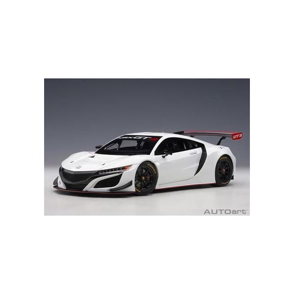 在庫状況：お取り寄せ/2020年08月 発売/※画像はイメージです。実際の商品とは異なる場合がございます。オートアート 1/18 ホンダ NSX GT3 2018 (ホワイト)※開閉無です。