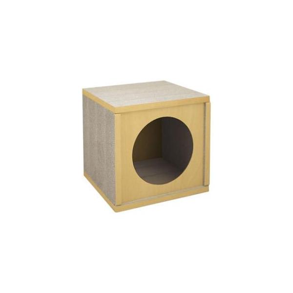 在庫状況：お取り寄せ/7日〜10日で出荷/※商品画像とデザイン・カラーが異なる場合がございます。予めご了承下さい。◆耐久性に優れ、GBoardと呼ぶフラットで強力な紙パネルで作られている、つめとぎ付きキャットハウス。◆壁面には爪とぎがあり、...