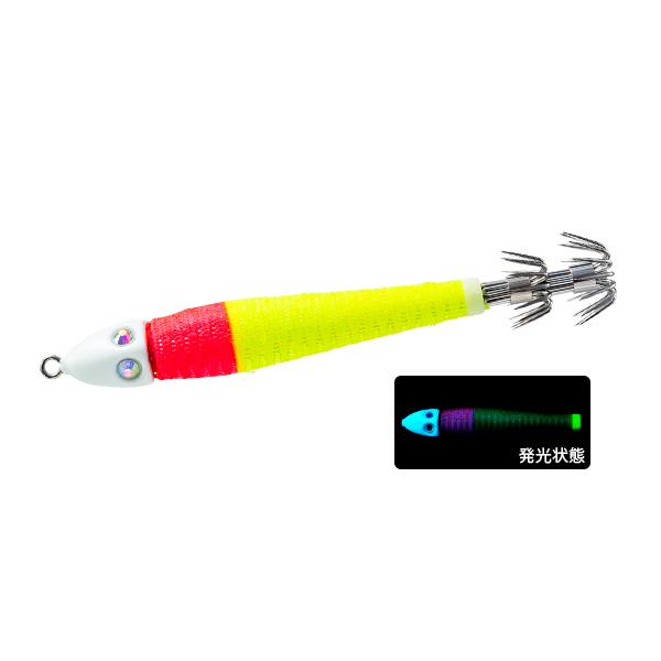 在庫状況：お取り寄せ/◆復刻!! 王道イカメタル 船長の切り札!! 四つの (ダイヤ目) でアピール!!◆ダイレクトアイ◆4つのダイヤ目・サイズ：11.4cm・重さ：94g/[A1735BLRYYOZURI]