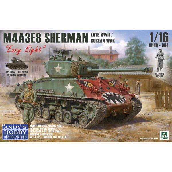 在庫状況：お取り寄せ/◆2023年06月 発売/※画像はイメージです。実際の商品とは異なる場合がございます。タコム　1/16 M4A3E8 シャーマン(イージーエイト) WW.II/朝鮮戦争です。