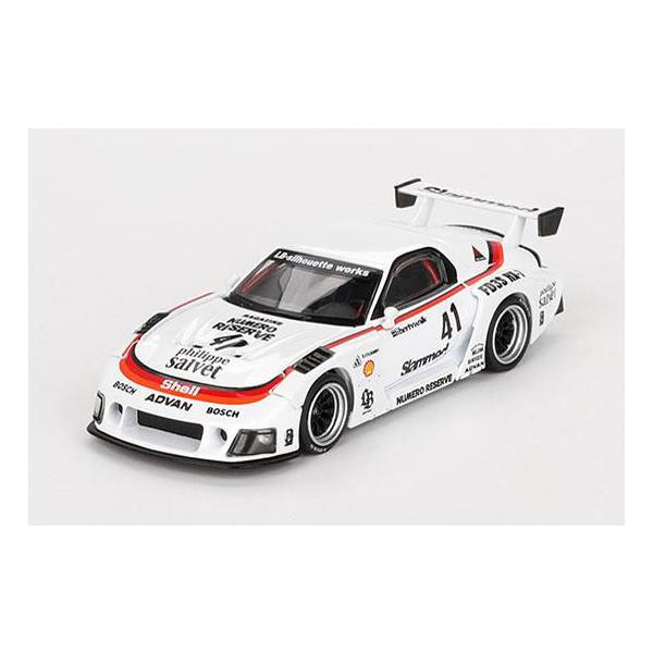 在庫状況：在庫僅少/2024年12月 発売/※画像はイメージです。実際の商品とは異なる場合がございます。MINI−GT 1/64 マツダ RX-7 LB-Super Silhouette#41 Numero Reserve(右ハンドル) です。